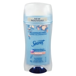 is invisible solid deodorant white