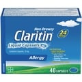 Claritin Claritin Liquid Capsules Allergy Medicine, Fast-Acting 24-Hour ...