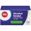Life Brand Alcohol Swabs, Isopropyl Alcohol 70% v/v undefined