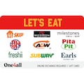 One4all Let's Eat Digital Gift Card undefined