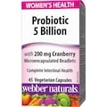 Webber Probiotic 5 Billion with 200 mg Cranberry undefined